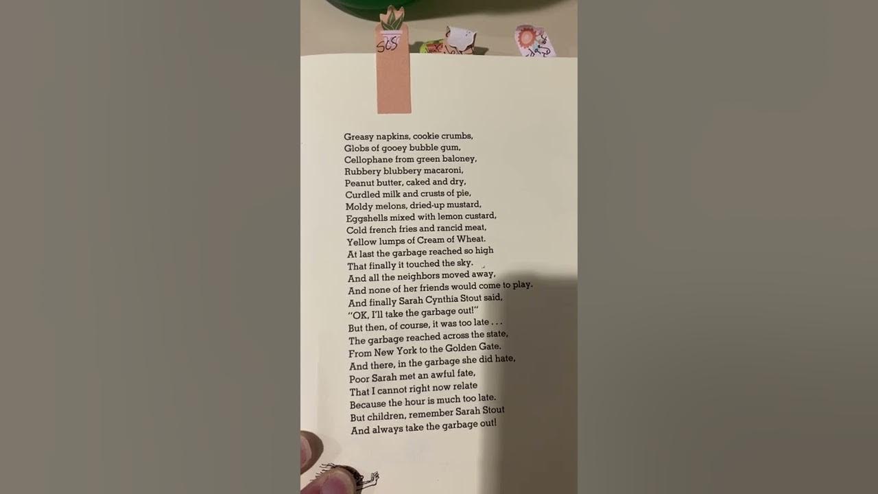 Sarah Cynthia Sylvia Stout Would Not Take The Garbage Out - YouTube