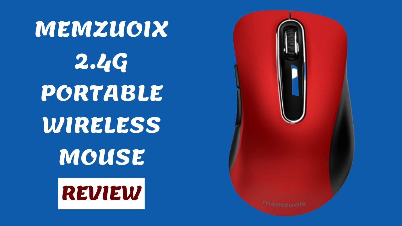 memzuoix 2.4G Portable Wireless Mouse: Mobile Optical Precision - YouTube