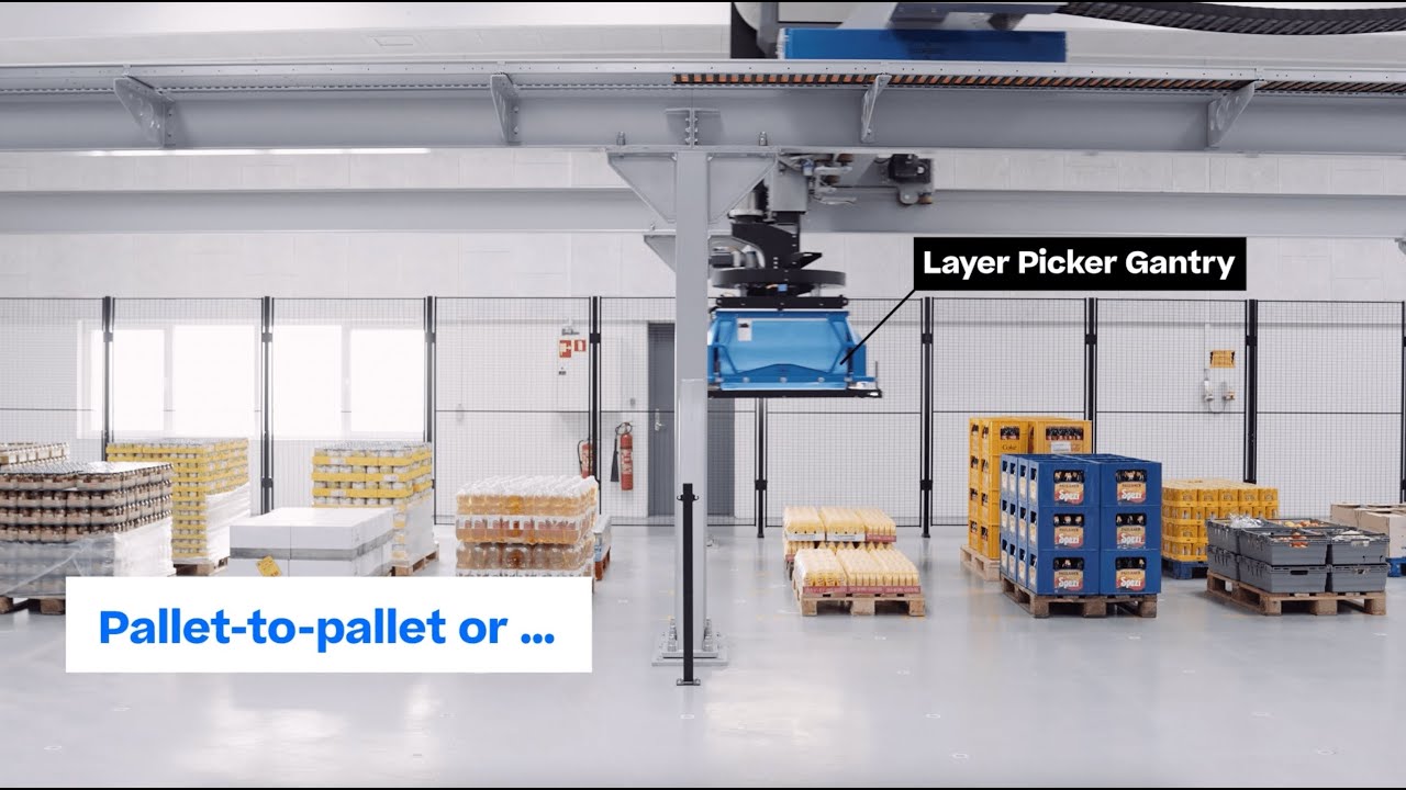 Layer Picking and pallet-to-tray technology - YouTube
