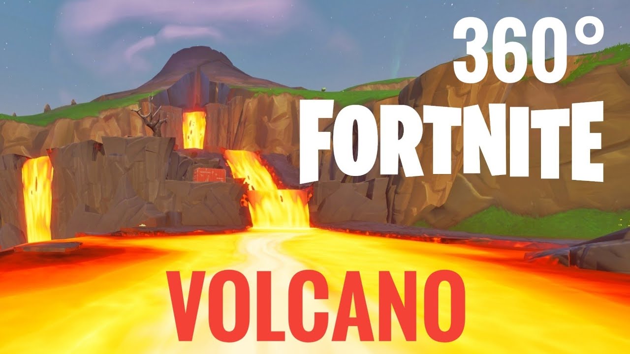 [360 video] Fortnite 360° Volcano VR Box Google Cardboard Season 8 ...