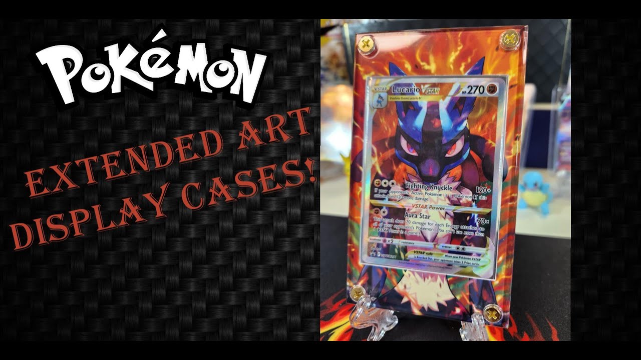 Pokemon Extended Art Display Cases! - YouTube