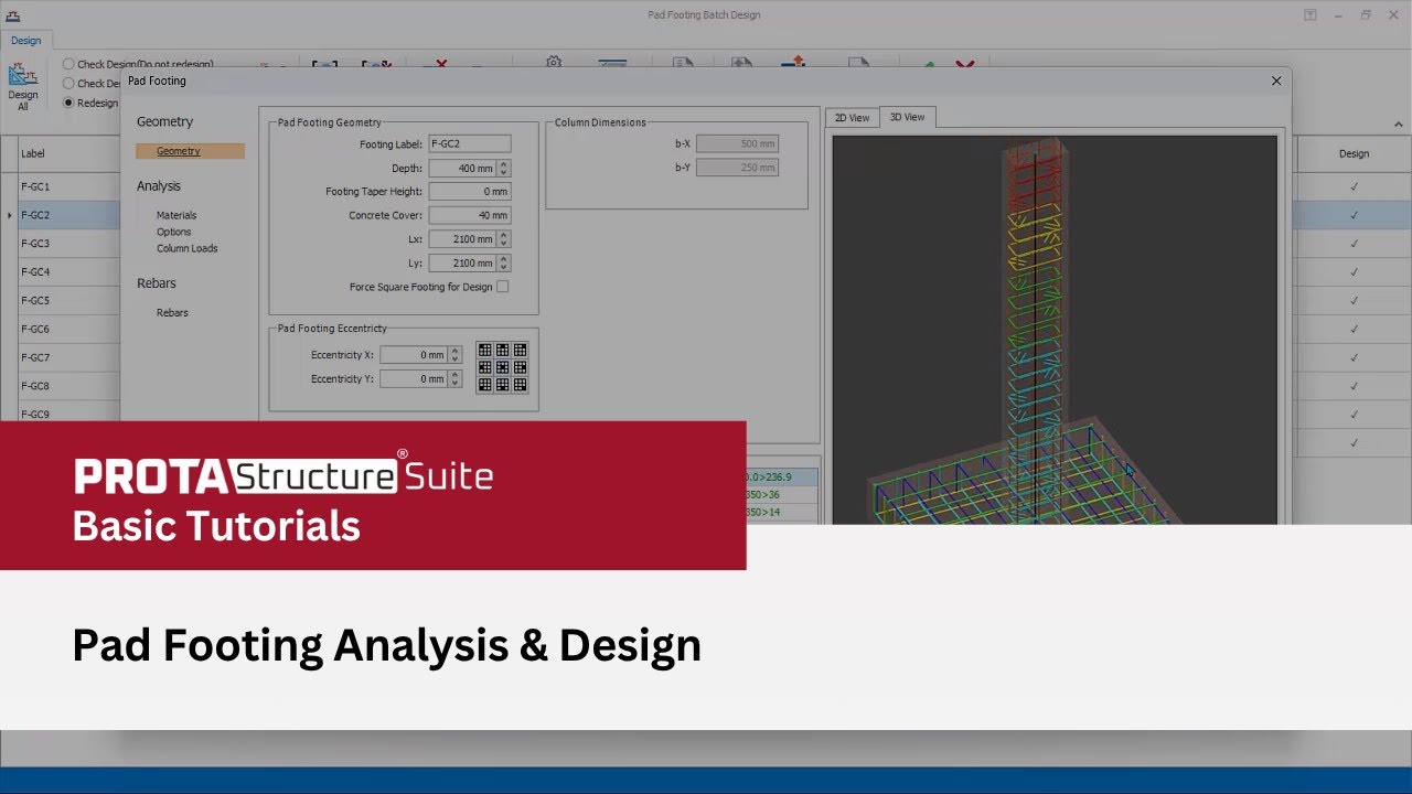 22 – Pad Footing Analysis & Design - YouTube