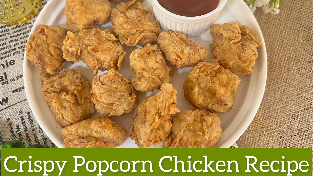 Crispy Popcorn Chicken / Make And Freeze Snack Recipe / humasbrightside ...