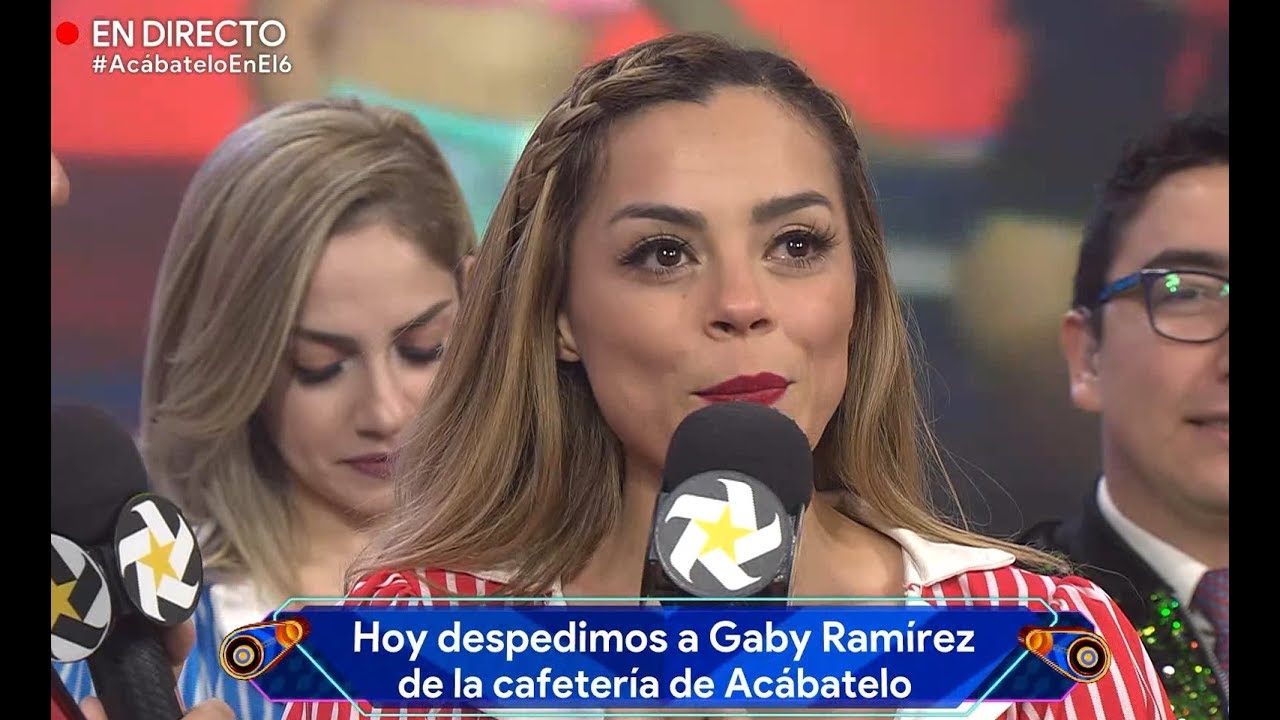 El momento difícil de Gaby en su despedida - YouTube
