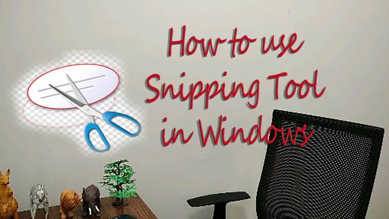 How to use the snipping tool in windows (Tech. Tips) - YouTube