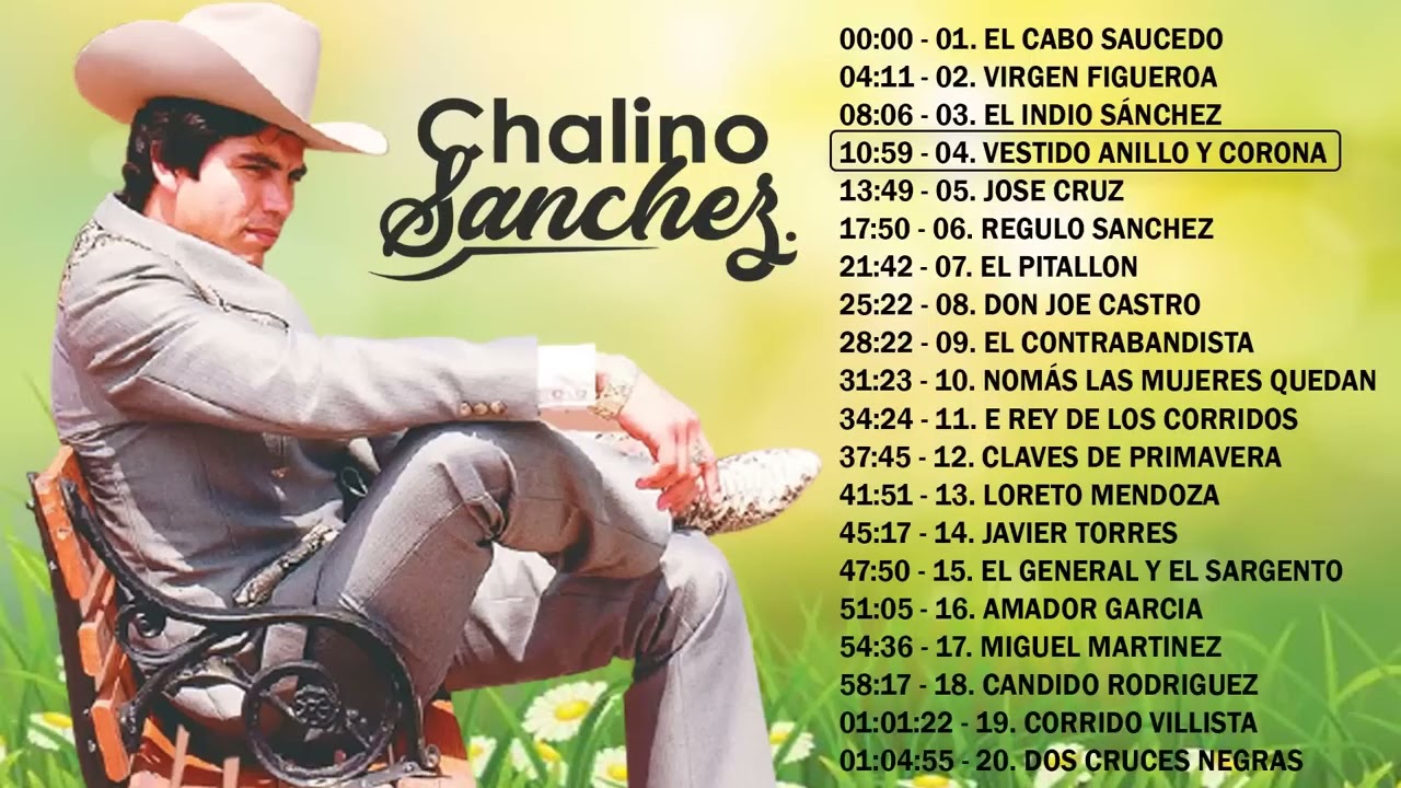 CHALINO SANCHEZ MIX PARA PISTEAR 20 Exitos Corridos Perrones mp4 - YouTube