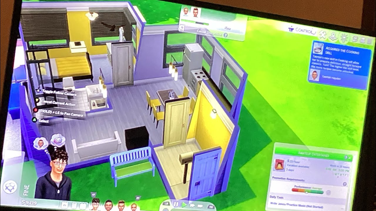 Let’s play sims 4 part 2 - YouTube