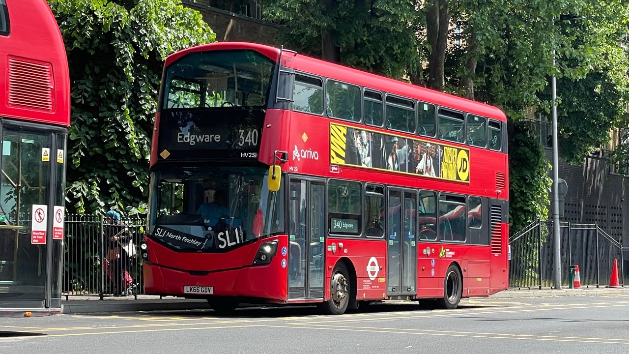 [Ultra Rare] Journey on HV251 LK66GDV - London Express Bus Route SL1 ...