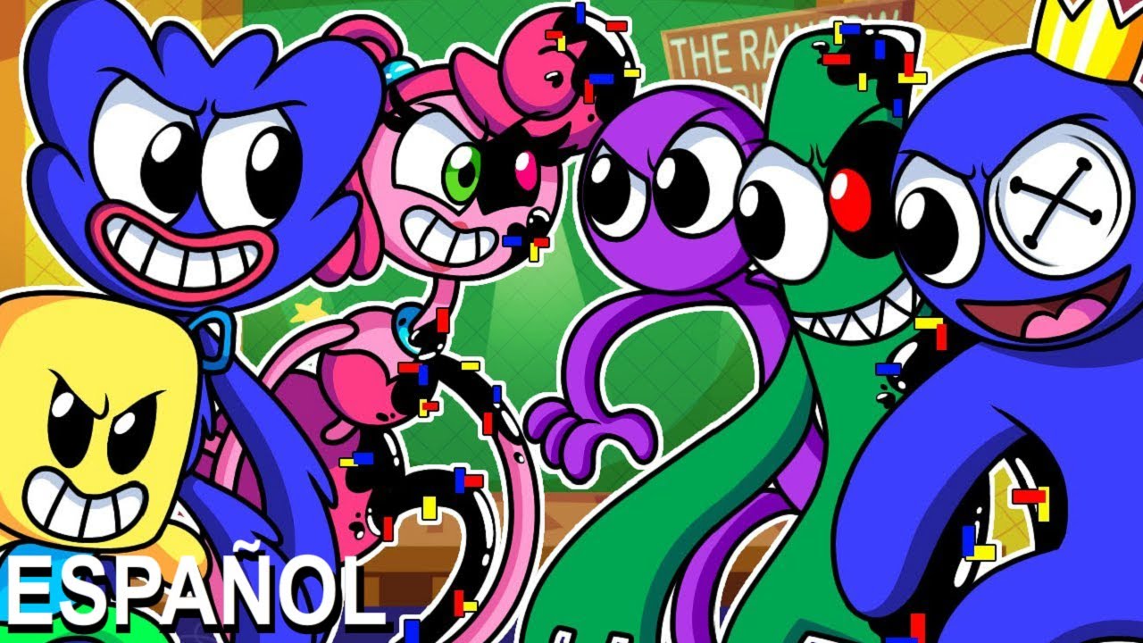 Rainbow Friends Vs Poppy Playtime Corruptos🎤 Mejores Animaciones de ...