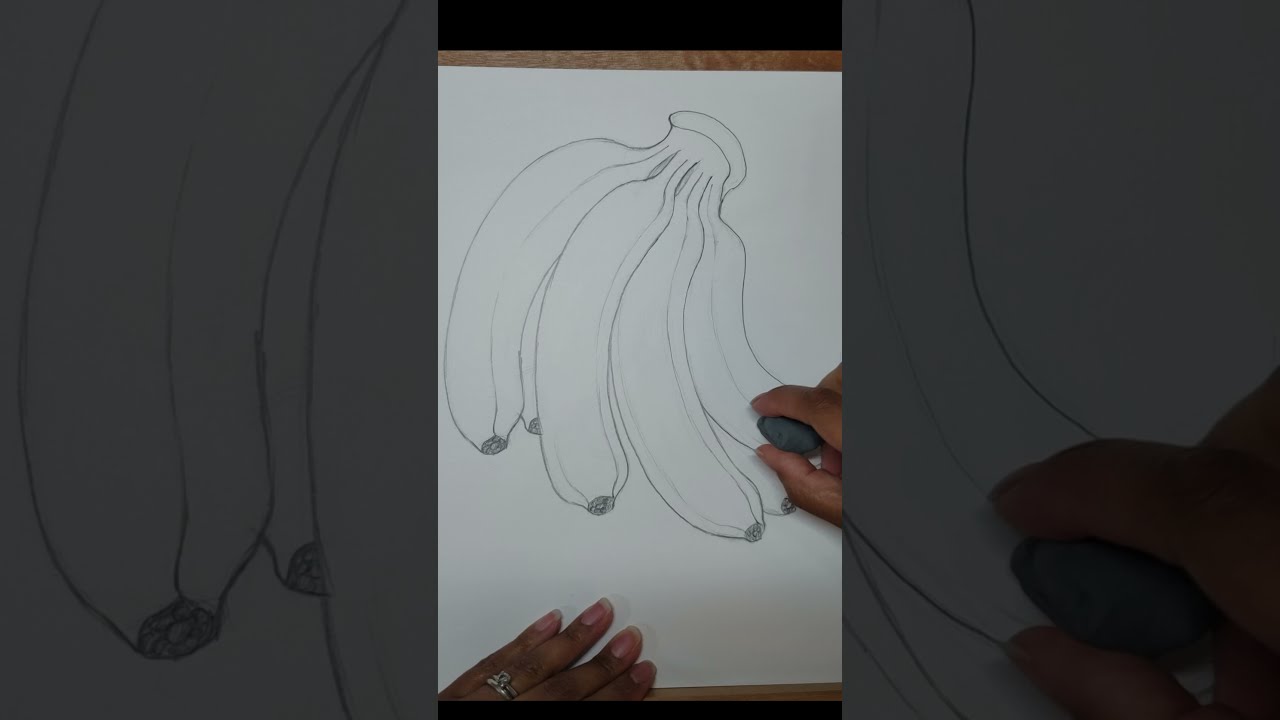 How To Draw A Peeled Banana Step By Step