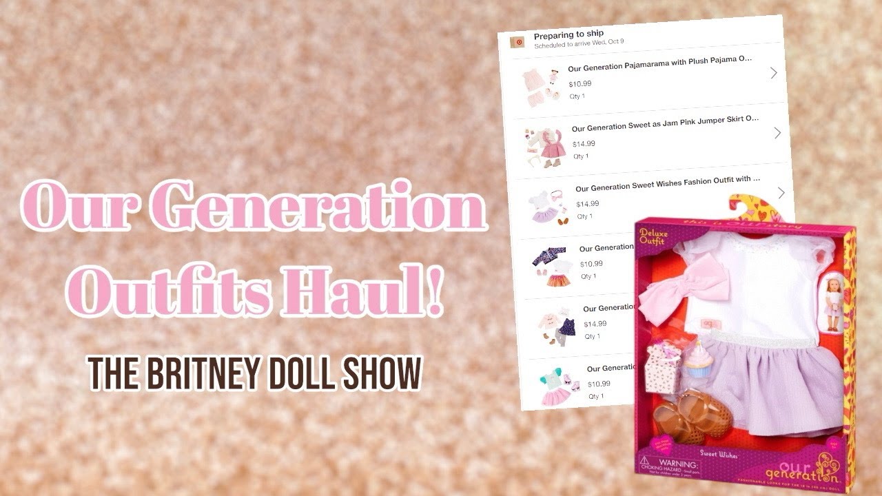 Our Generation Outfits Haul | 18 inch Doll Clothing! - YouTube
