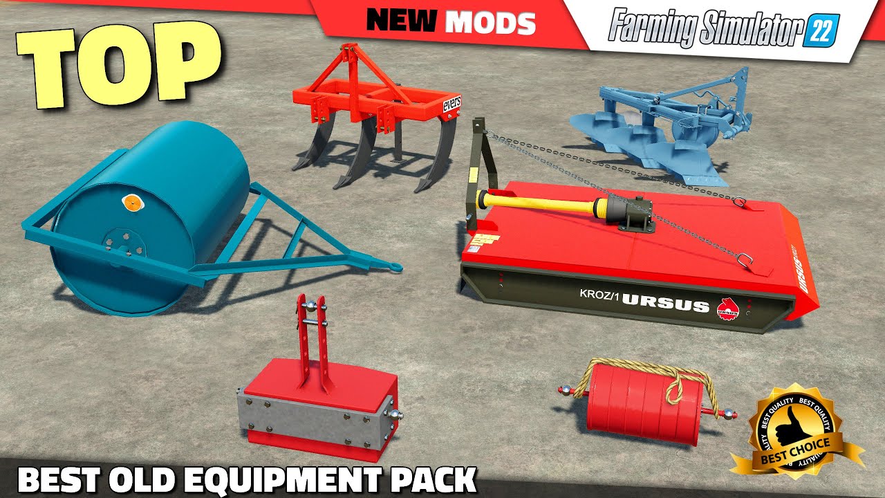 FS22 | NEW MODS | BEST Old Equipment Pack - Farming Simulator 22 Mods ...