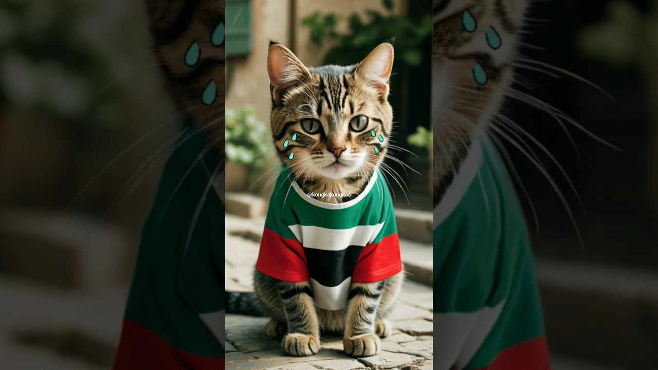 Kucing Palestina lagi menangis 😭 #kucing #comedy #palestine #israel # ...
