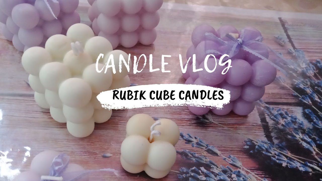 Bubble Candle DIY | Rubik Cube Candle | Soap Studio - YouTube