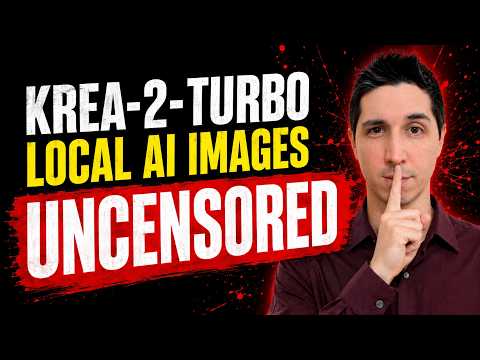 Krea 2 Turbo UNCENSORED: How to Remove Restrictions (Local AI Image Model)