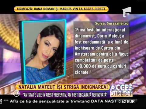 Natalia Mateuţ intenţionează să acţioneze în instanţă un site moden!