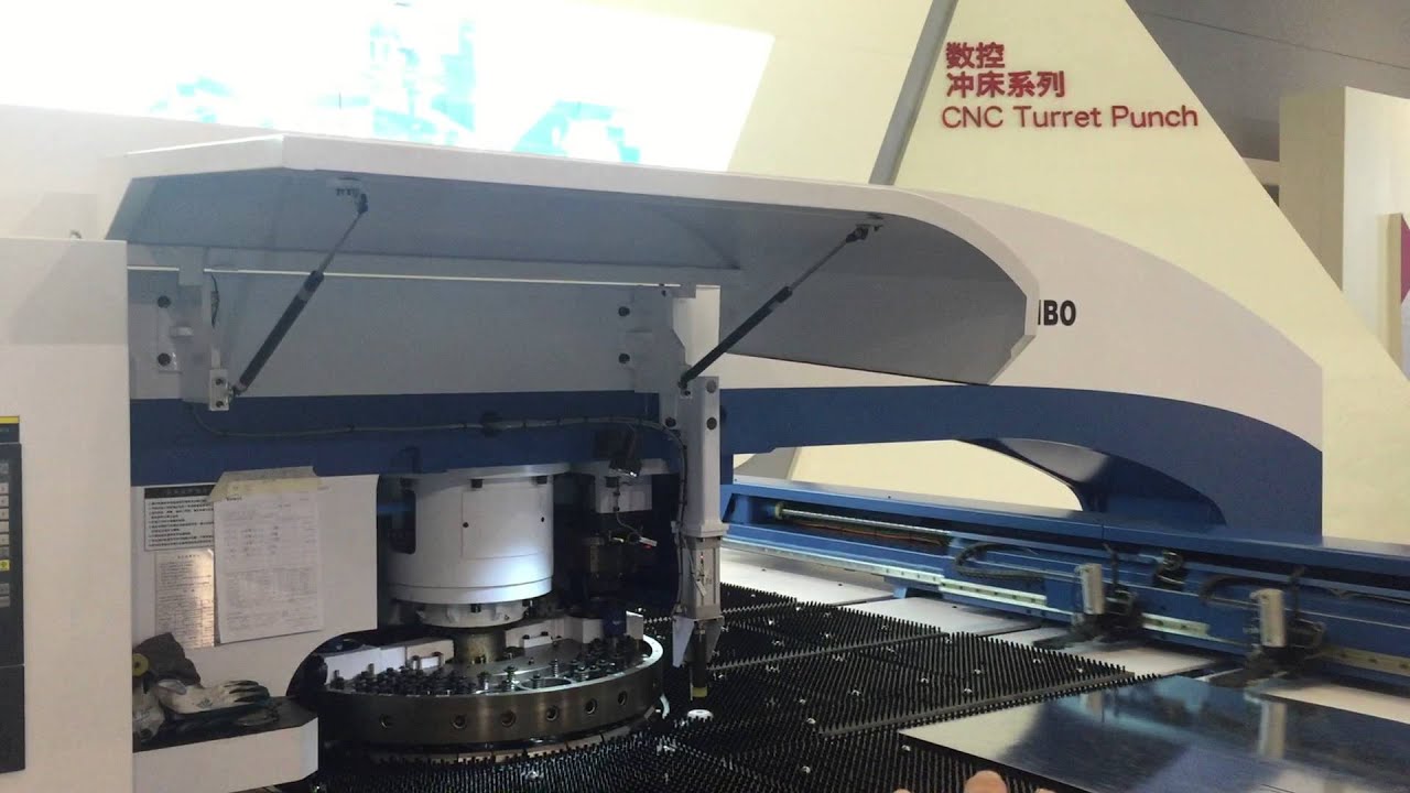 CNC Turret Punch - Yawei shanghai - YouTube