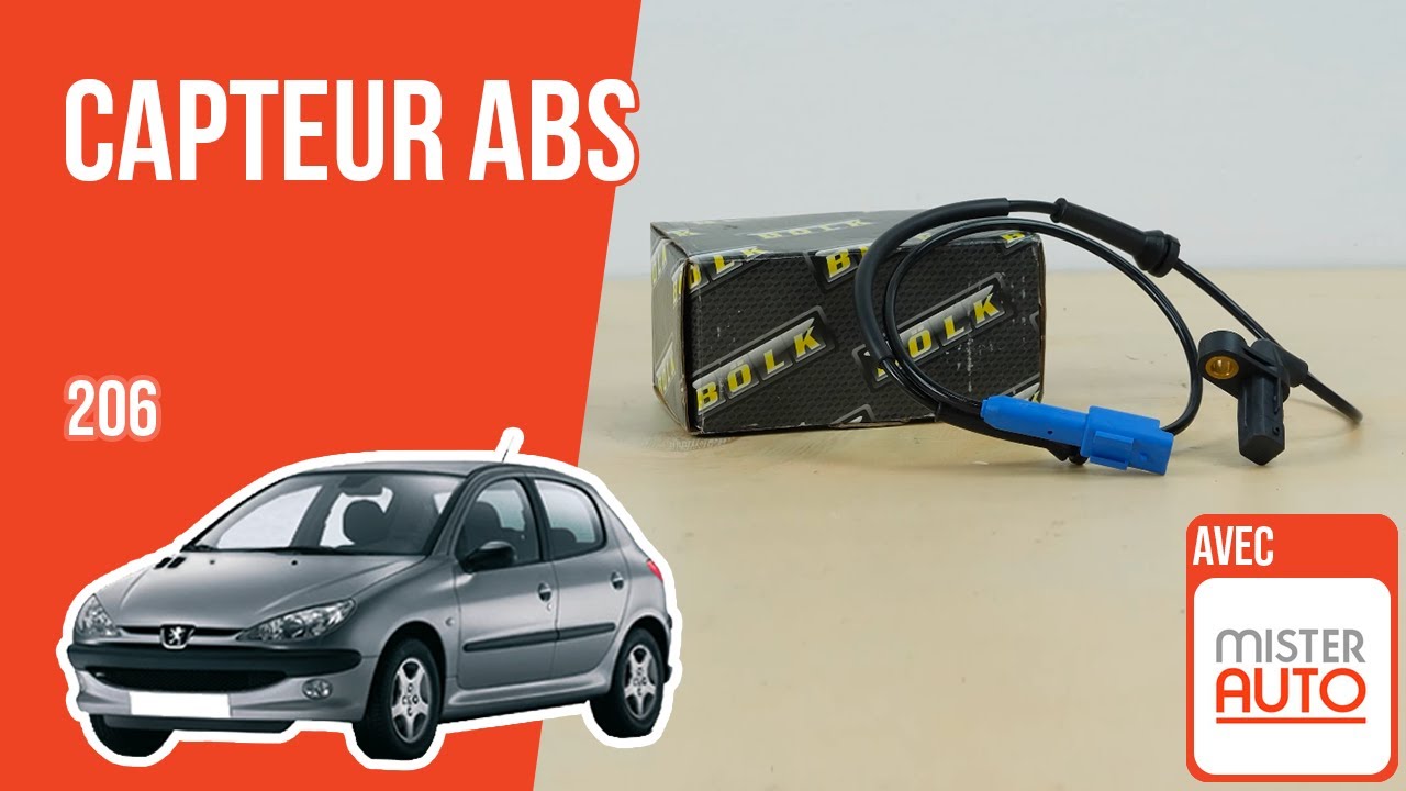 Changer le capteur ABS avant Peugeot 206 🚗 - YouTube
