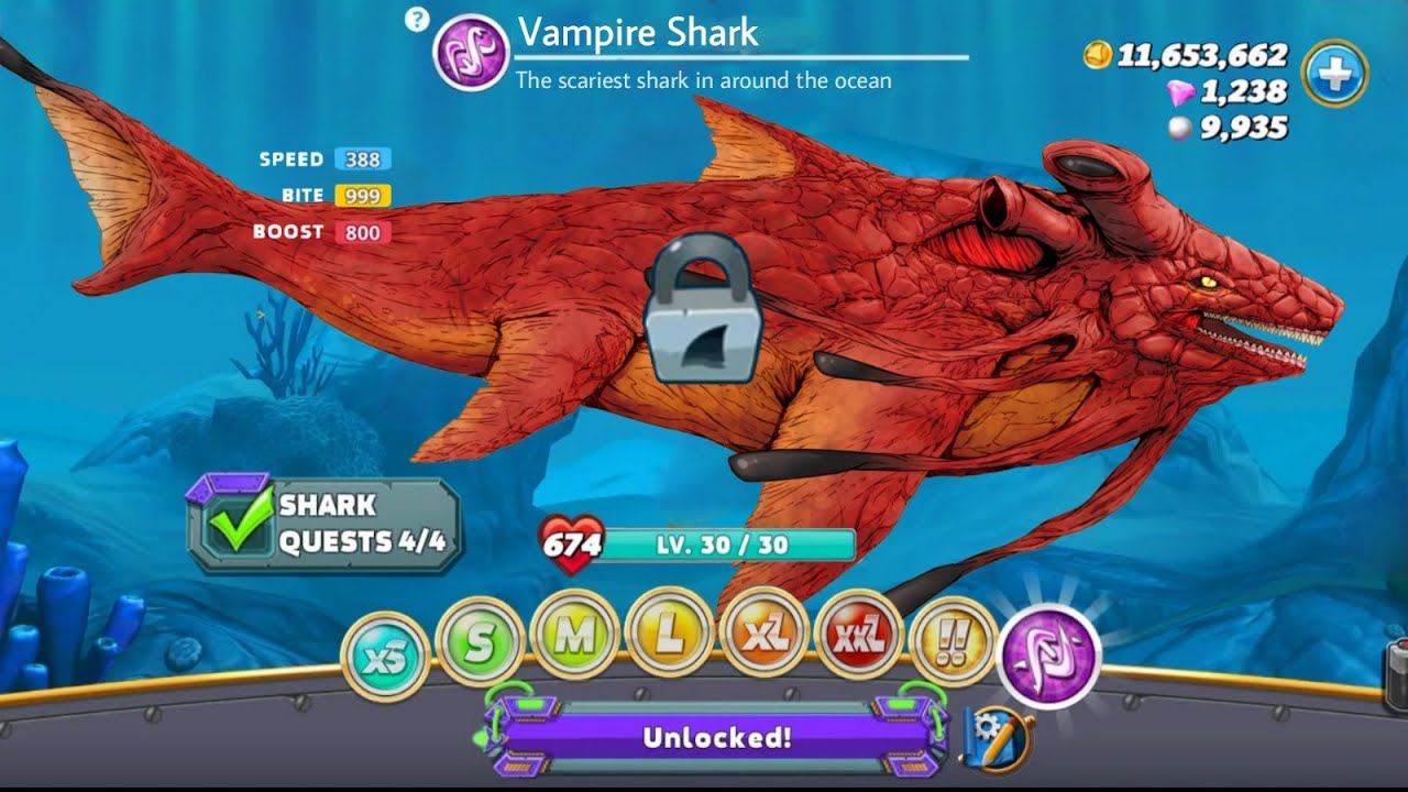 NEW VAMPIRE SHARK COMING SOON? HALLOWEEN SHARK CONCEPT - Hungry Shark ...