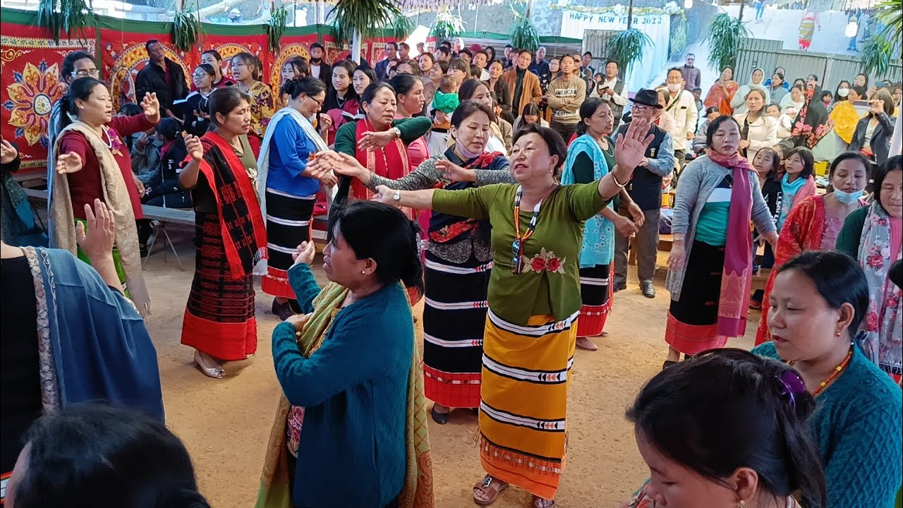 Zeme Women Carol Dance - Anui Zeme Naga ram sua yibe ga - YouTube
