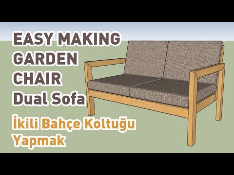Sofa / dual sofa / outdoor chair / bahçe koltuk / ikili koltuk / Диван