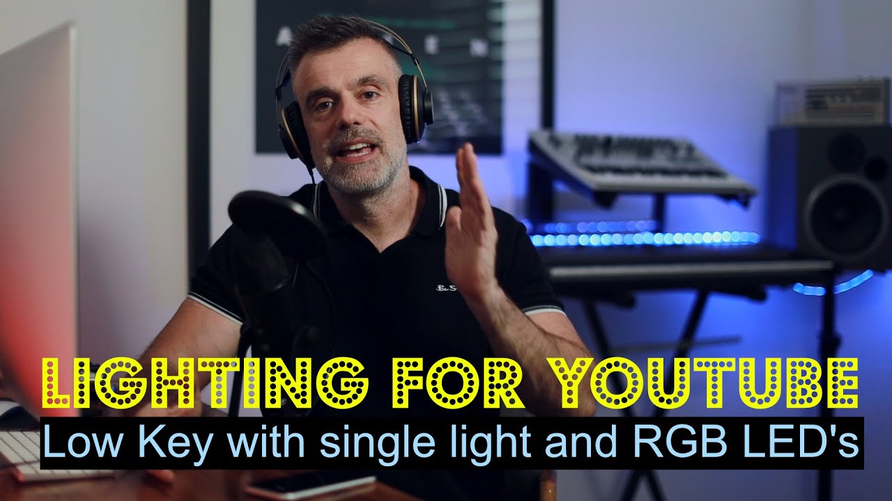 Low Key Low Cost Lighting for YouTube Videos | Equipment and Technique ...
