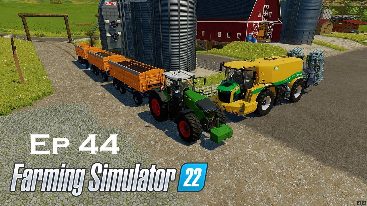 farming Simulator 22 fs22 timelapse Ep #44 west bridge hills map fs22 ...