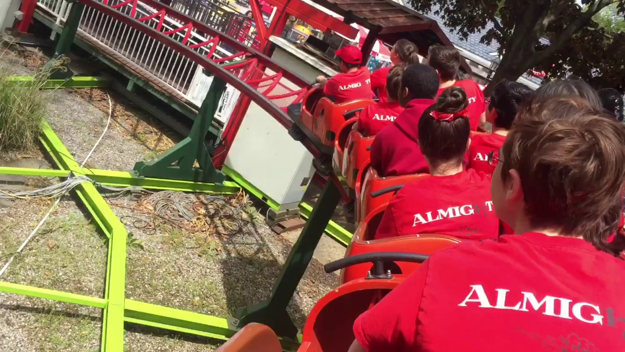 Ladybug Ride At Adventure Land - YouTube