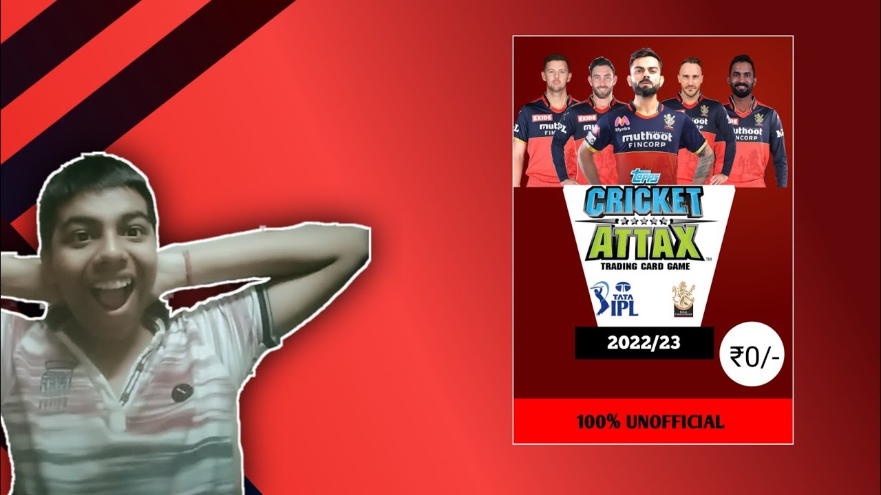 Topps Cricket Attax Cards 2022 RCB EDITION Released? - YouTube