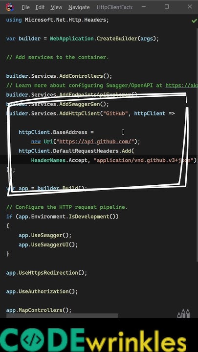 Using Named HttpClients In ASP.NET Core - YouTube