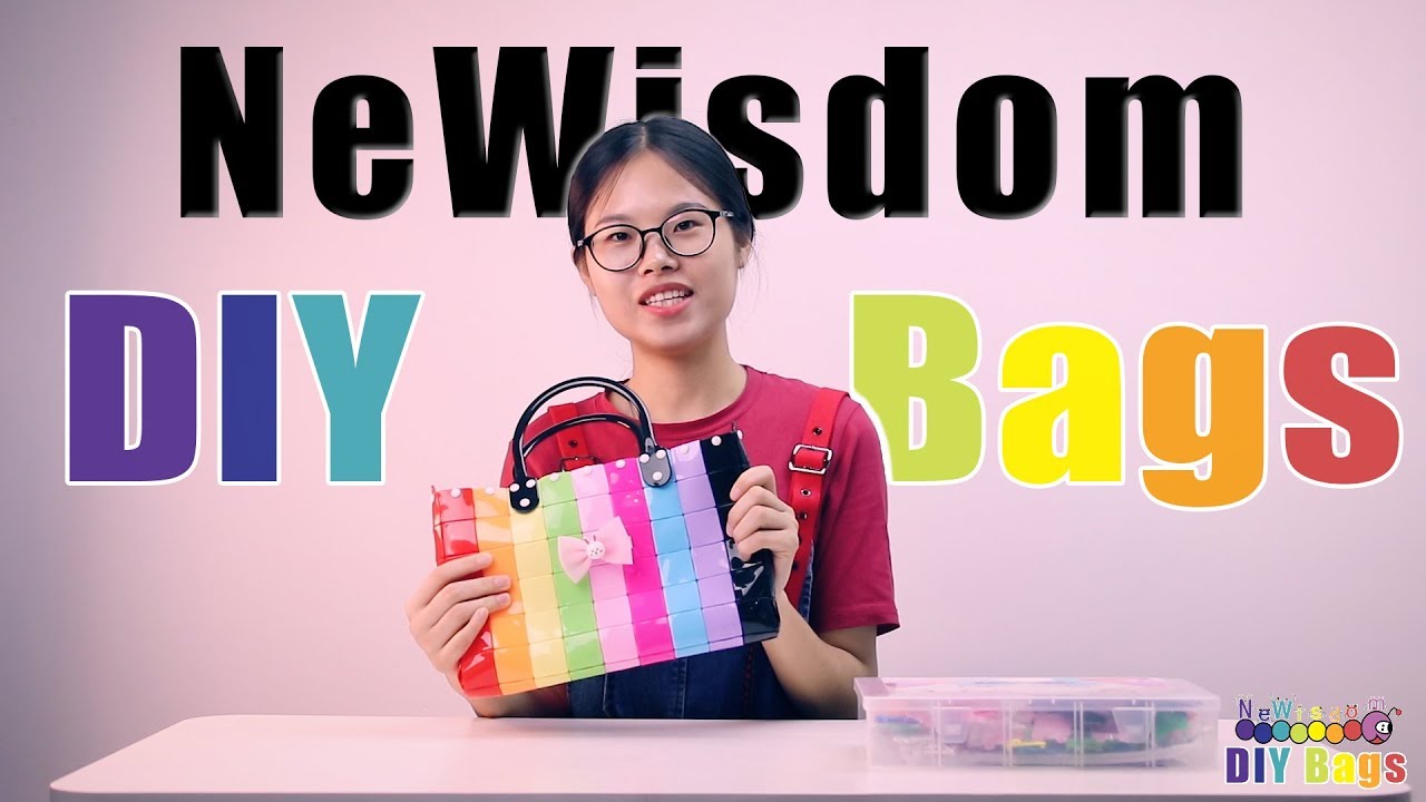 How to DIY a Unique Bag at home? - NeWisdom DIY Bags ( CHALLENGING ...