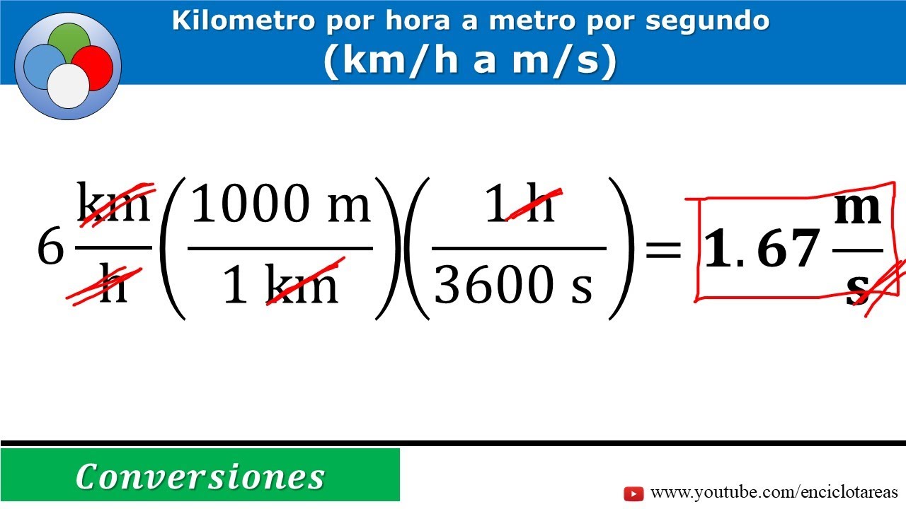 Transformar De Kmh A Ms YouTube