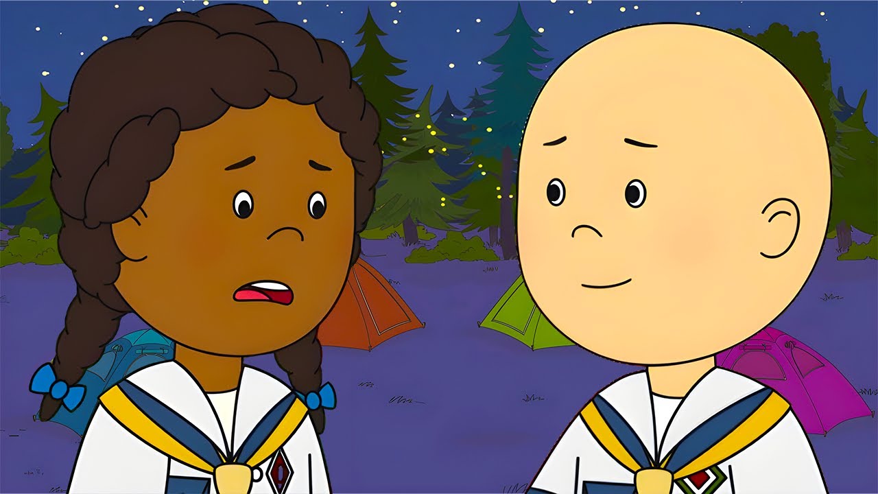 CAILLOU THE SCOUT! ⛺️ 🌳 🌙 | CAILLOU | WildBrain Kids - YouTube