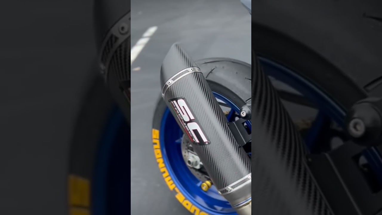 accelerazione Suzuki GSXR 1000r con scarico SC project @dude_mungus # ...