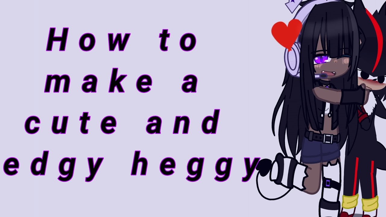 Shadow the hedgehog Gacha club tutorial! (Read description) - YouTube