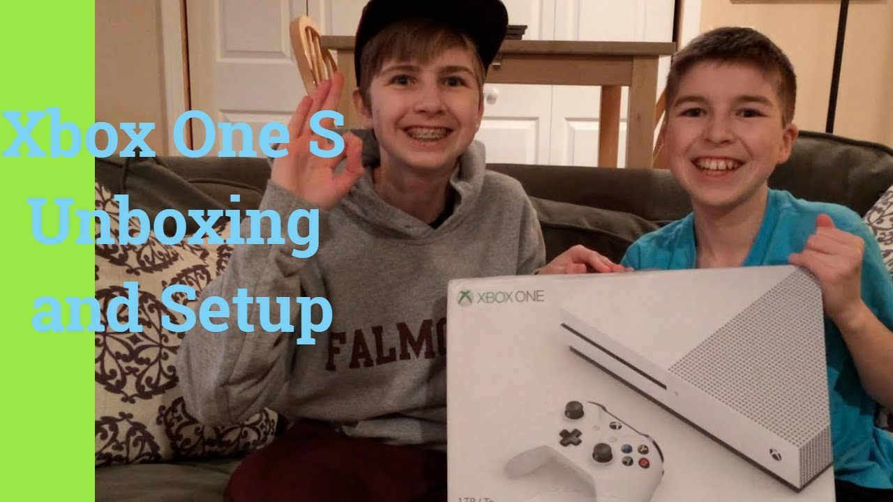 Xbox One S Unboxing and Setup - YouTube