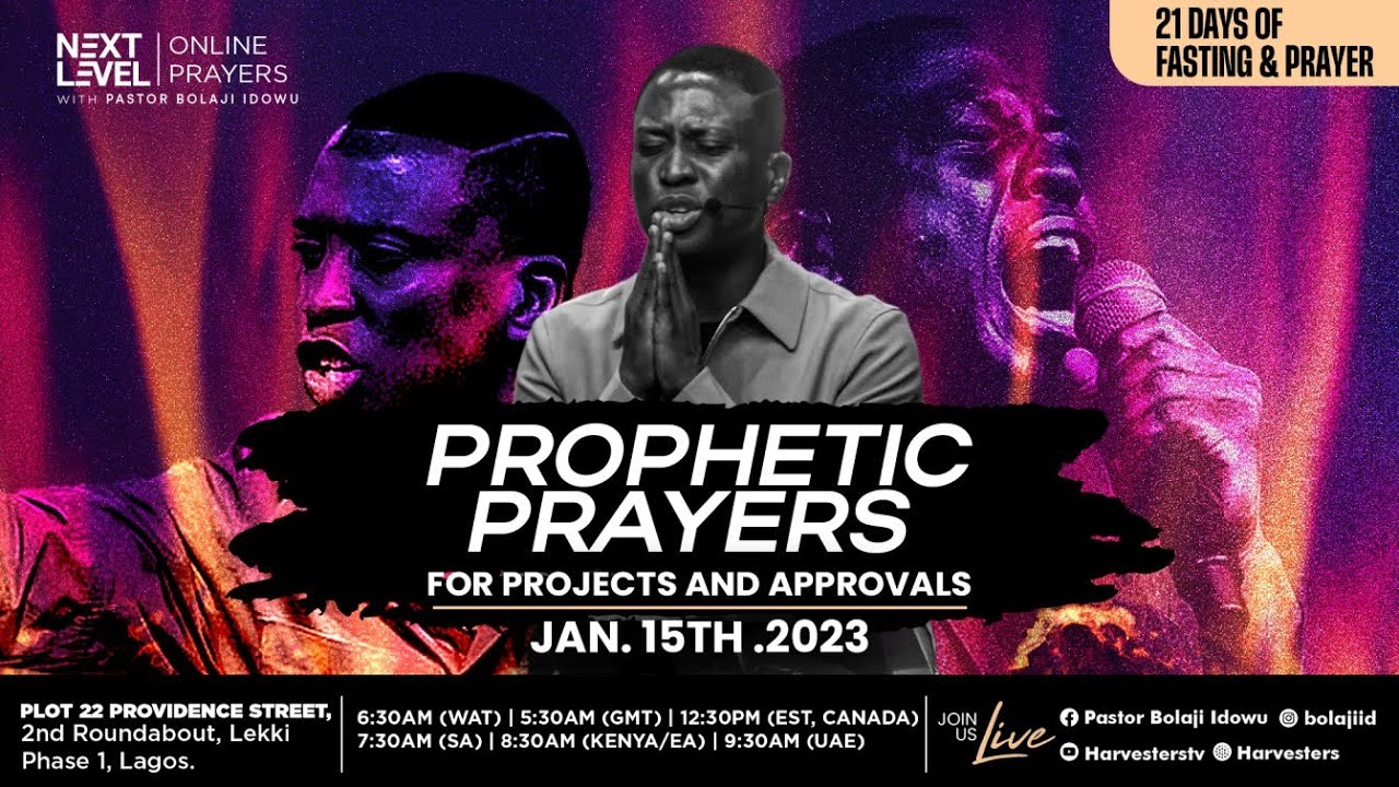 Next Level Prayers || Prayers For Projects And Approvals || Pst Bolaji ...