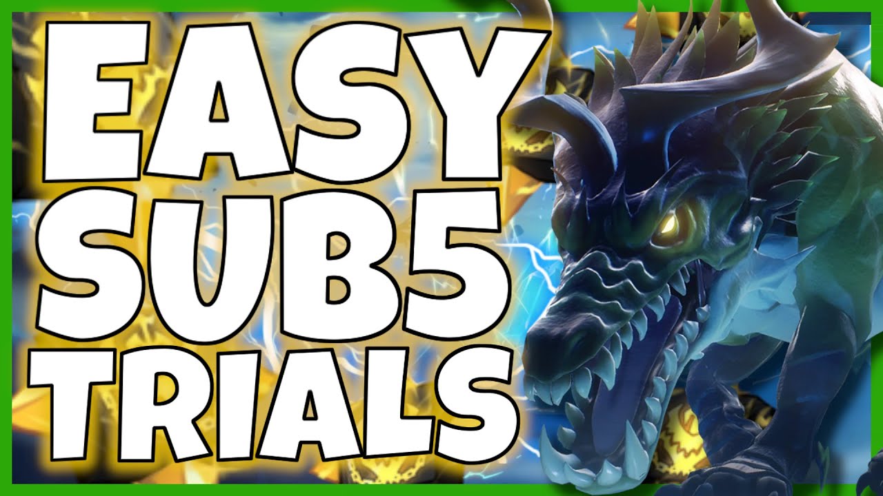 Dauntless Stormclaw trials - EASIEST sub 5 build and guide - YouTube