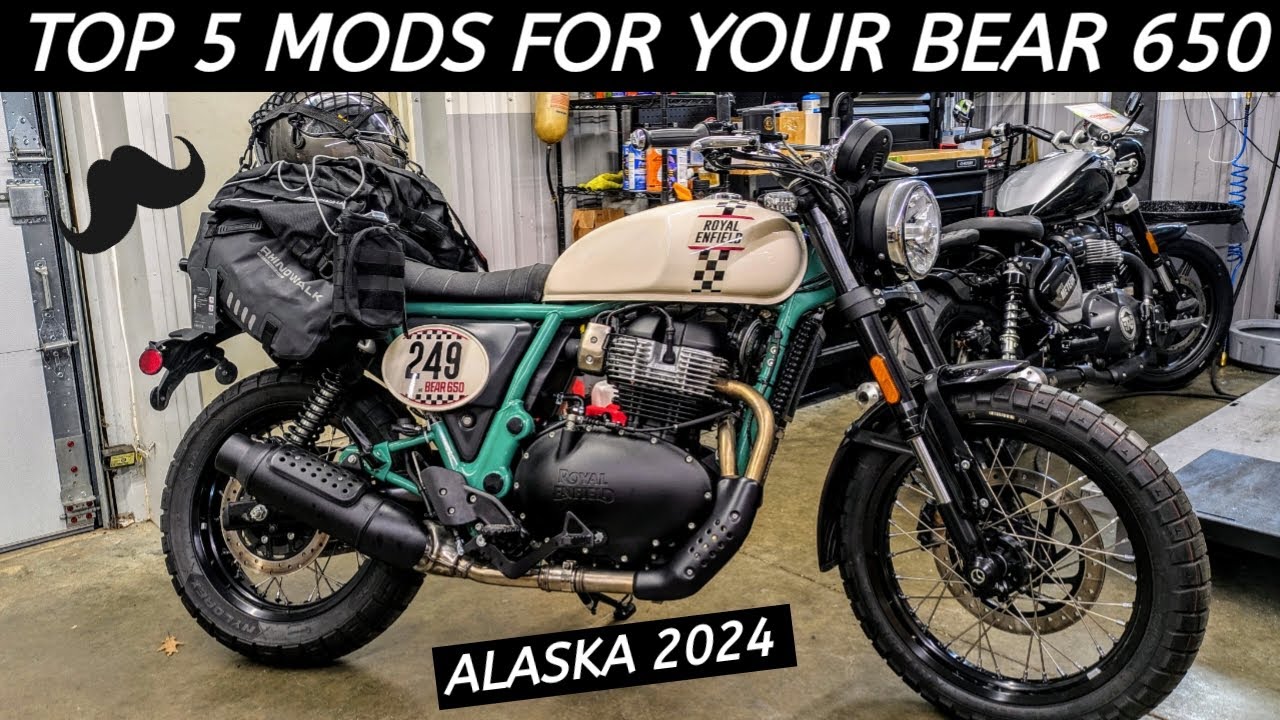 Top 5 Mods For Your RE Bear 650 - Wahoo! - YouTube