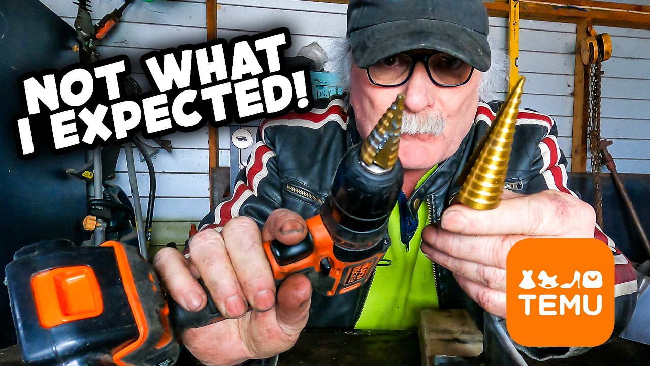 Temu vs Hardware Store Titanium Step Drills - YouTube