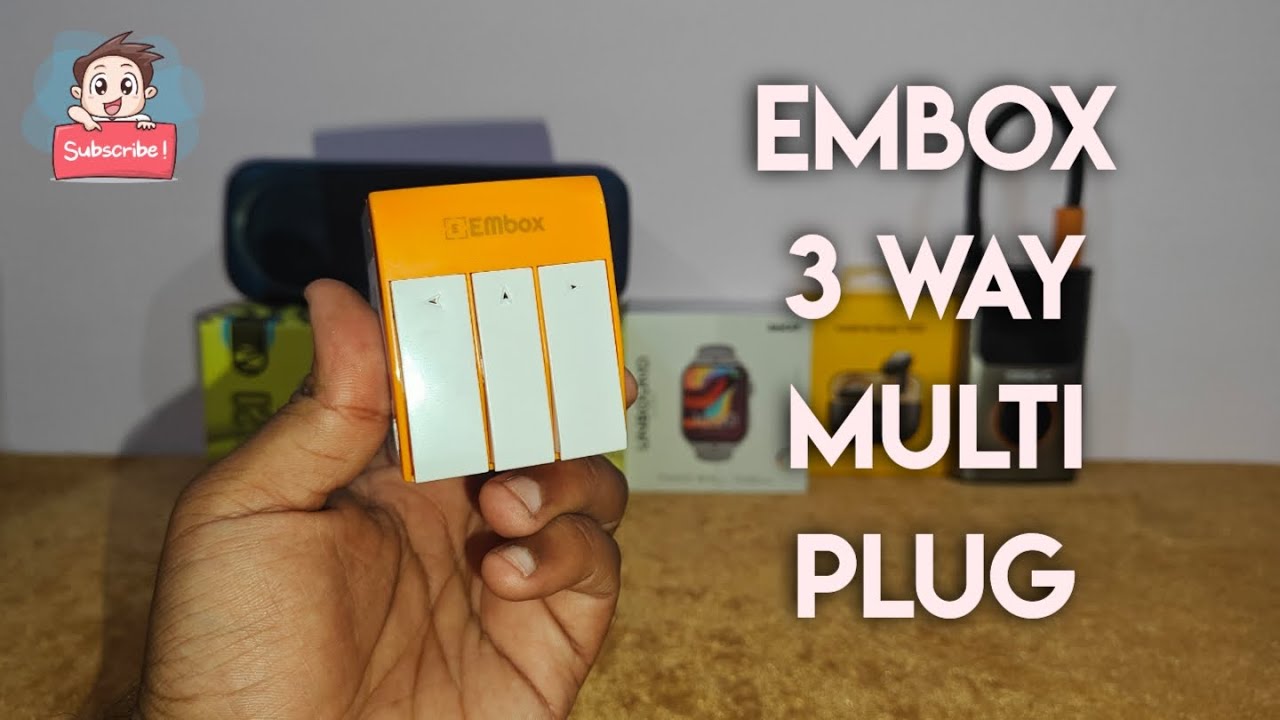 EMBOX 3 Way Multi Plug. Budget Smart Plug For Rs.350. - YouTube