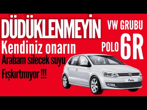 vw polo 6R silecek suyu sıkmıyor nasıl tamir edilir?( hızlı ve basit anlatım)