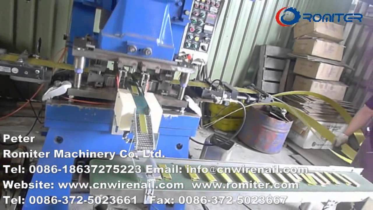 Automatic Staple Making Machine-Romiter Machinery - YouTube