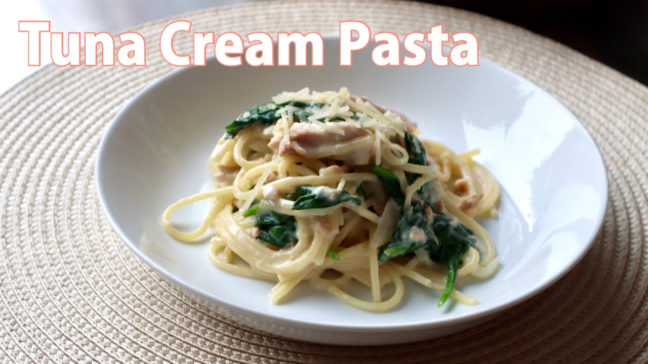 Tuna Cream Pasta Recipe - Japanese Cooking 101 - YouTube