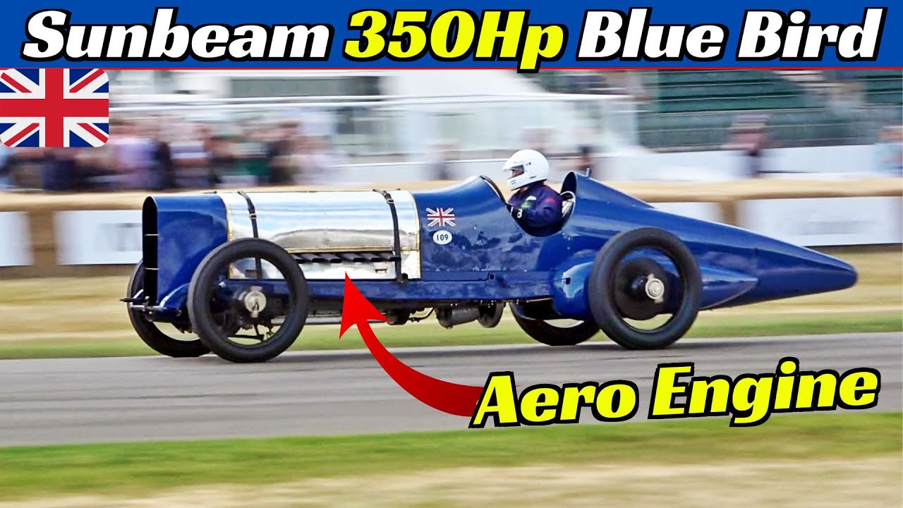 Malcolm Campbell's Sunbeam 350Hp "Blue Bird" 152mph Speed Record Beast ...