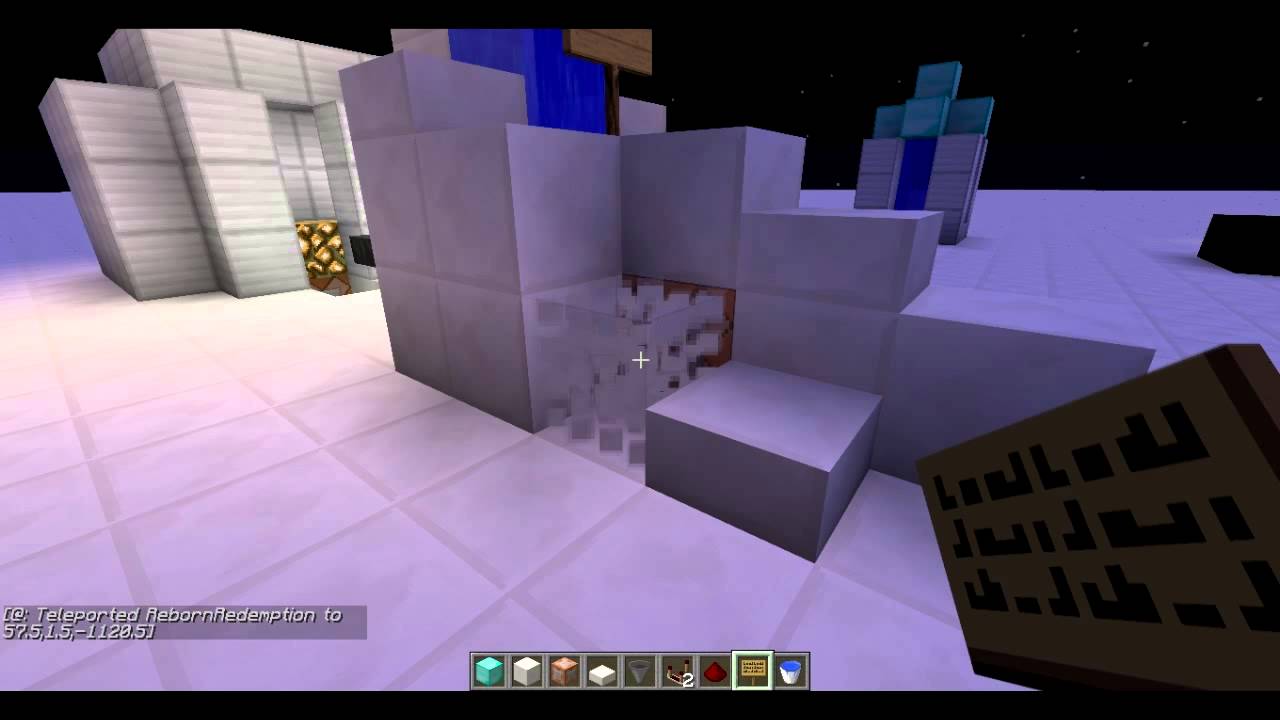 TELEPORTER IN VANILLA MINECRAFT!? - Minecraft - Redstone Tutorial - YouTube