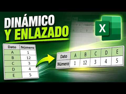 ¿Sigues usando Pegado Especial? Usa la función TRANSPONER 💡 ⤵️