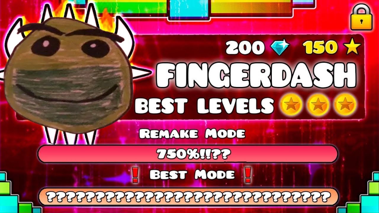 Every Geometry dash official level (lobotomy) - YouTube