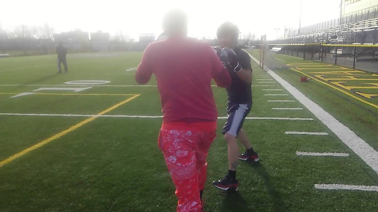 Karen boxing fight vs Arabic - YouTube