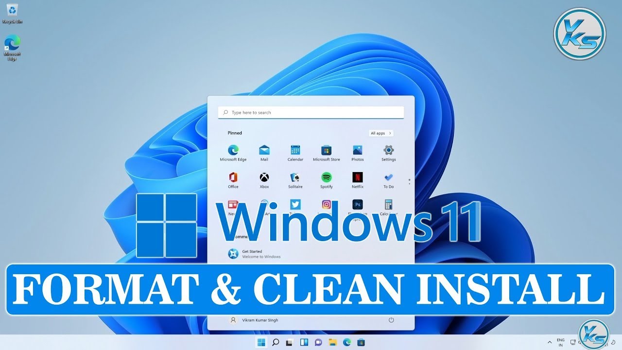 Windows 11 - Format And Clean Install - Complete Walkthrough - YouTube